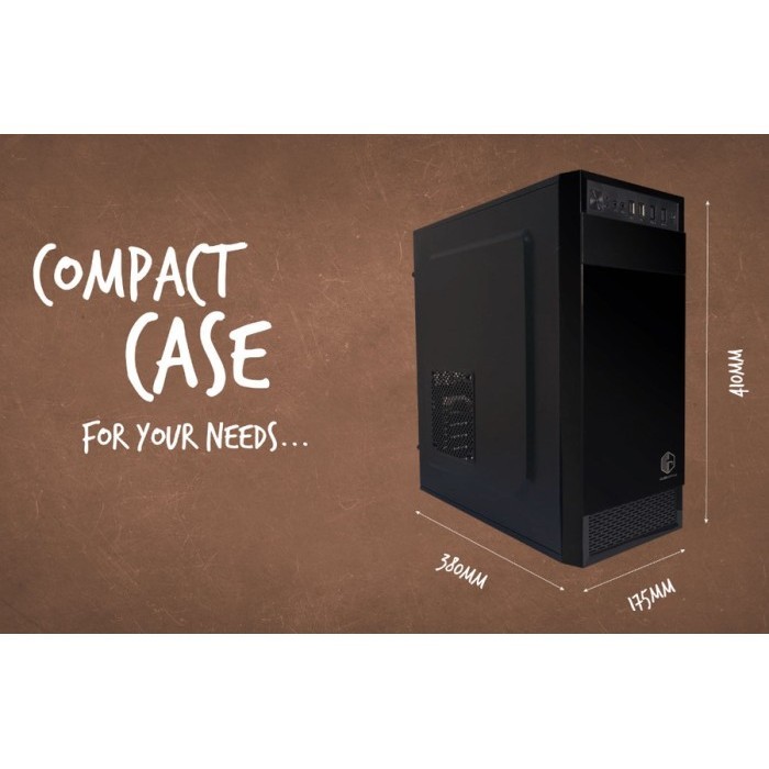 Jual Pc Case Atx Cube Gaming Blig Include Psu 500Watt | Shopee Indonesia