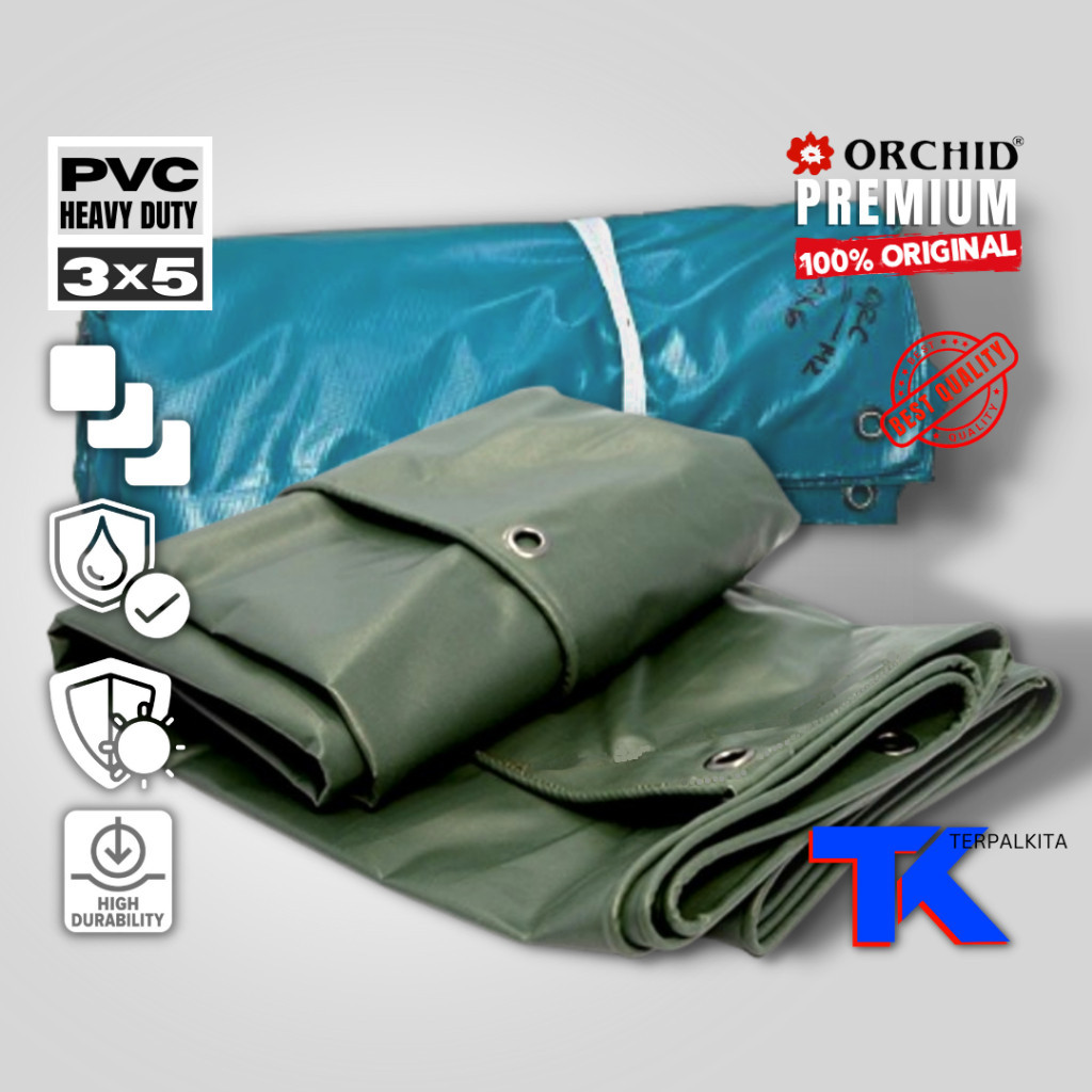 Jual Terpal PVC Ukuran Jadi 3x5 Tarpaulin ORCHID Semi Karet Premium ...