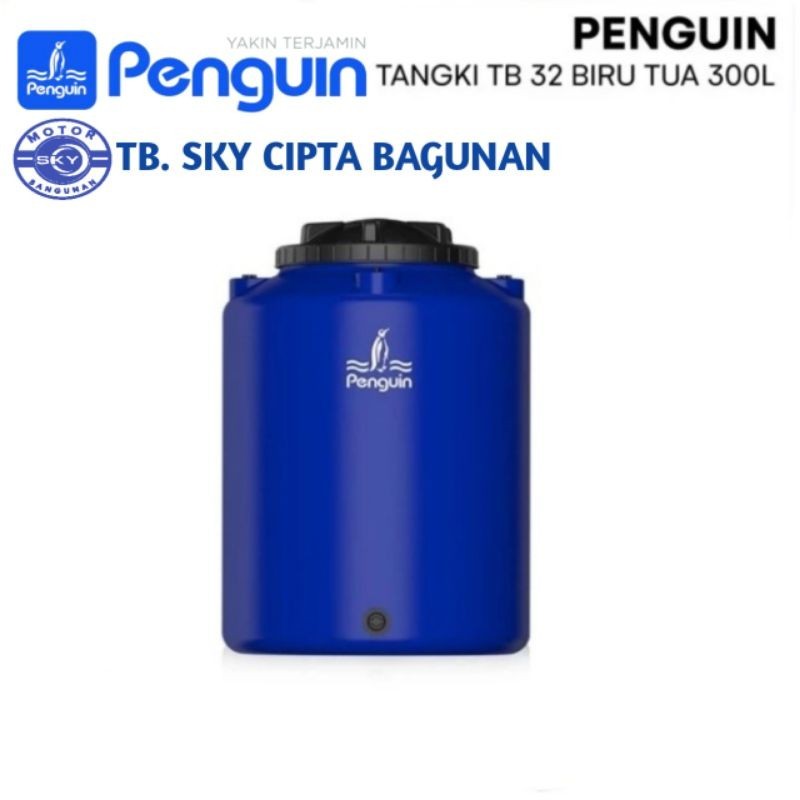 Jual Tangki penguin /Toren/tandon TB32 300 liter- biru | Shopee Indonesia