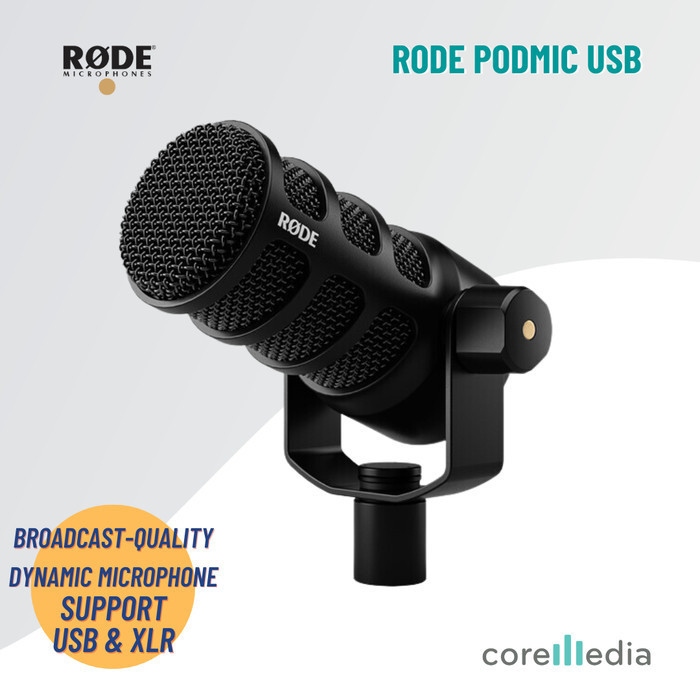 Jual RODE PODMIC USB AND XLR DYNAMIC BROADCAST MICROPHONE MURAH ...
