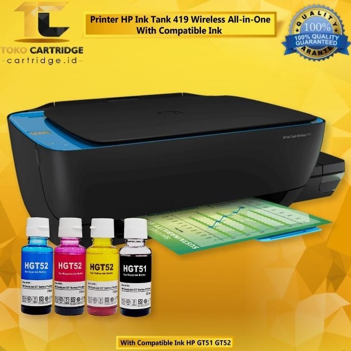 Jual Printer HP Ink Tank 419 Wireless All in One Print Scan Copy New ...
