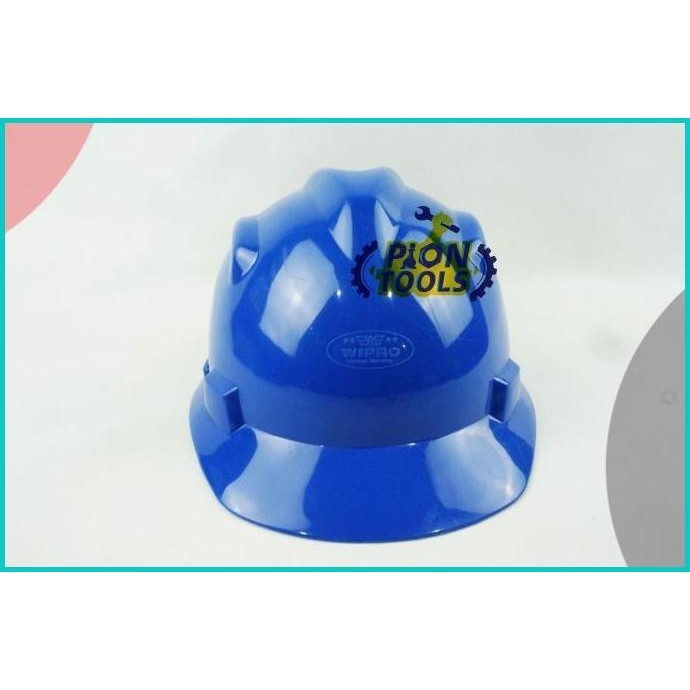 Jual Wipro Helm Proyek warna Biru tipe putar Helm Proyek Putar Helm ...