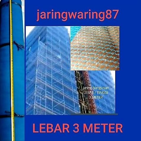 Jual Jaring Proyek Polinet Lebar 3m Pengaman Kontruksi bangunan/25m x ...