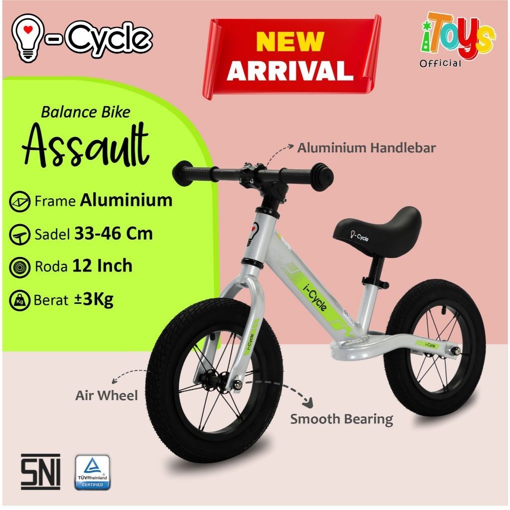Jual Balance Bike ICYCLE Assault (PH-2203) Push Bike | Sepeda ...