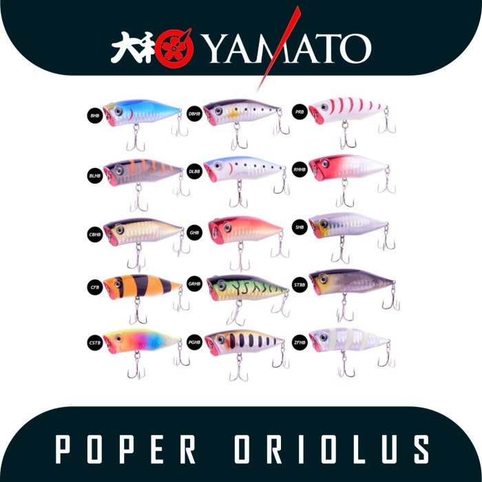 Jual Umpan Casting / Popper Merk Yamato Type Oriolus 65Mm | Shopee ...