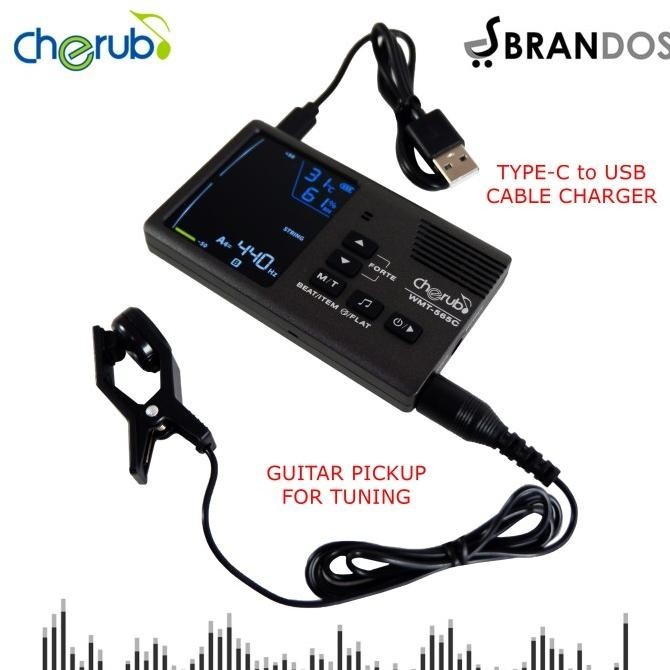 Jual 5 in 1 Metronome Tuner Tone Generator Thermometer Cherub WMT-565C ...