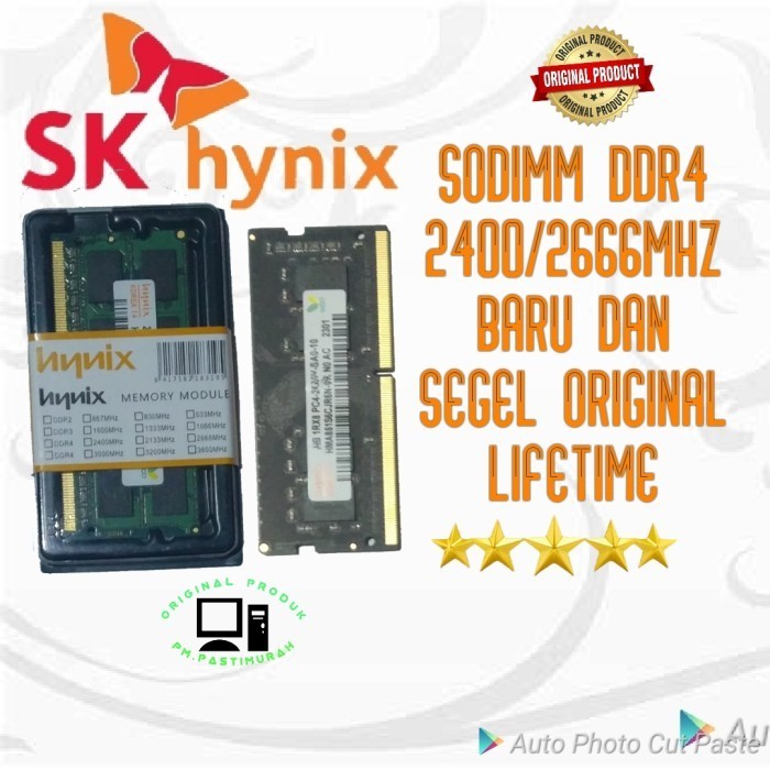 Jual RAM SODIMM DDR4 4GB 8GB 16GB 2400MHZ 2666MHZ SK HYNIX ORIGINAL | Shopee Indonesia
