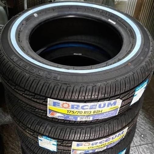 Jual ban FORCEUM 175/70R13 175/70/13 R13 r 13 trideka white wall (WLW ...