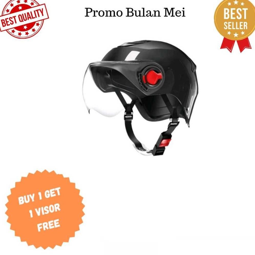 Jual ed-76 HELM SEPEDA MOTOR LISTRIK HELEM VIETNAM HALF FACE SCOOTER ...