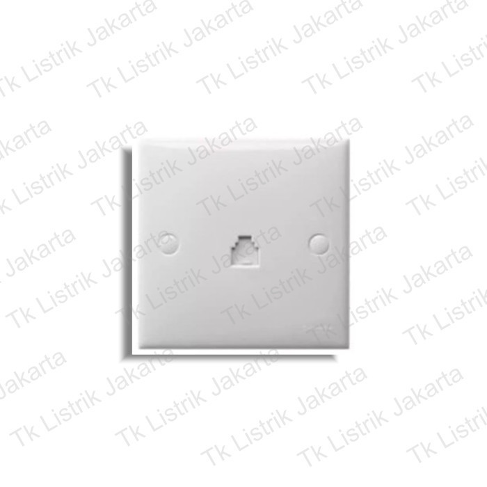 Jual ABB CTL126 Classiq 1 Gang Telephone Outlet RJ11 | Shopee Indonesia