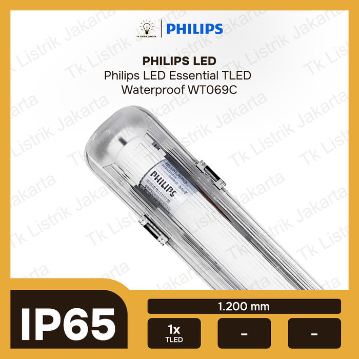 Jual Rumah Lampu Waterproof Philips LED Essential TLED WT069C IP65 L1200 | Shopee Indonesia