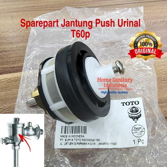 Jual Push kran TOTO TH311 Piston Urinal Valve Sparepart Urinoir ORI CV ...