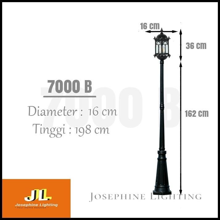 Jual LAMPU TIANG TAMAN OUTDOOR SERI 7000 B | Shopee Indonesia