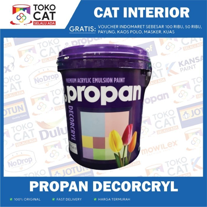 Jual Cat Tembok Interior PROPAN DECORCRYL DI 400 Tinting (Bisa Request ...