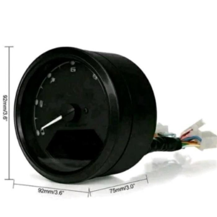Jual Speedometer digital bulat analog cb100 japstyle scrambler ...