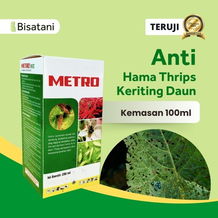 Jual Obat Keriting Daun Tanaman Cabe METRO 100ml/ Obat Pertanian untuk ...