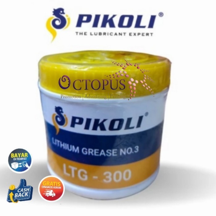 Jual PIKOLI LITHIUM GREASE STEMPET LITHIUM 455 GRAM KUNING | Shopee ...