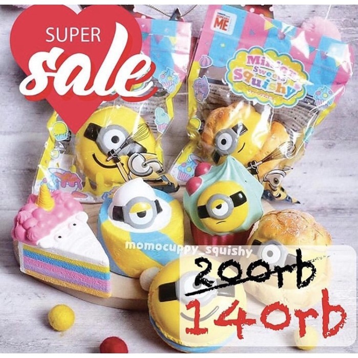 Jual Squishy Licensed Nion Sweet Squishy By Universal Studio | Shopee Indonesia