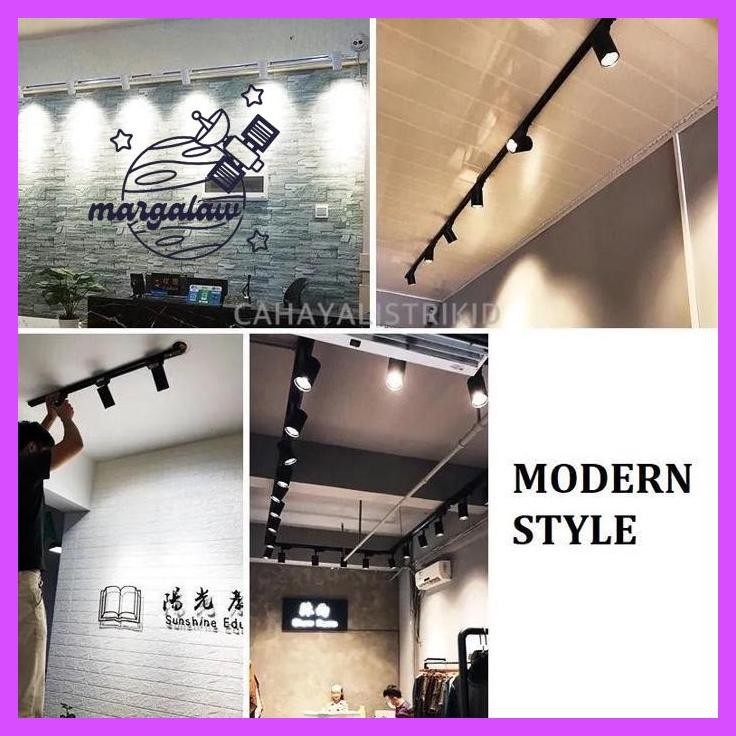 Jual Beli 2 Murah Lampu Rell Track Led Sorot Lampu Sorot Tracklight Rel ...