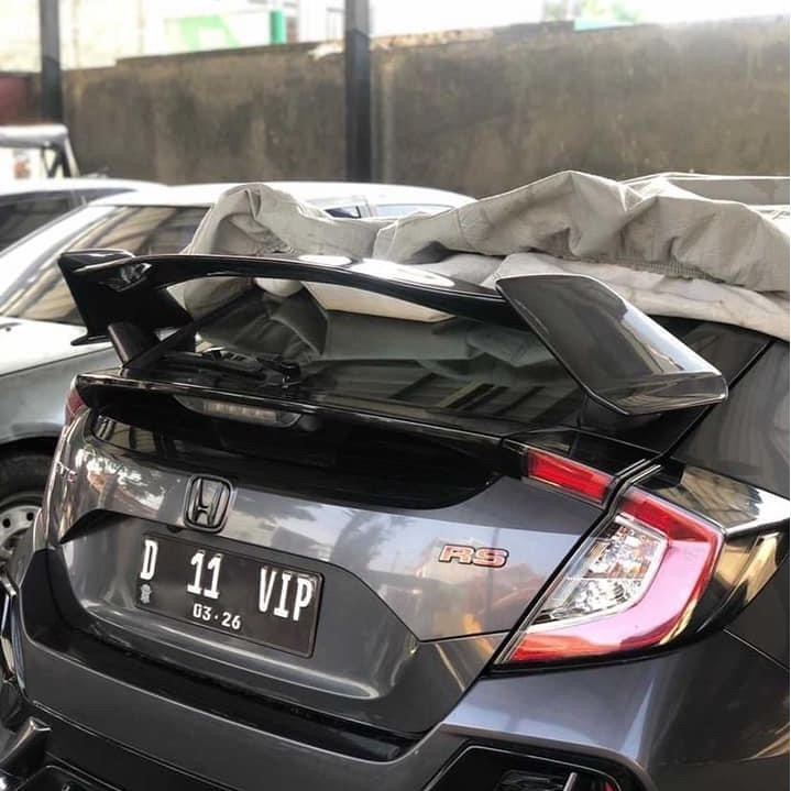 Jual Wing Spoiler Honda Civic Turbo Hatchback Type R ABS Plastik Import ...