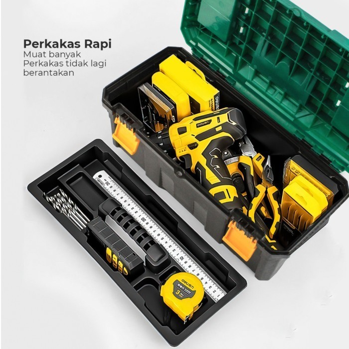 Jual Allefix Tool Box Plastik Kotak Perkakas Tempat Simpan Alat ...