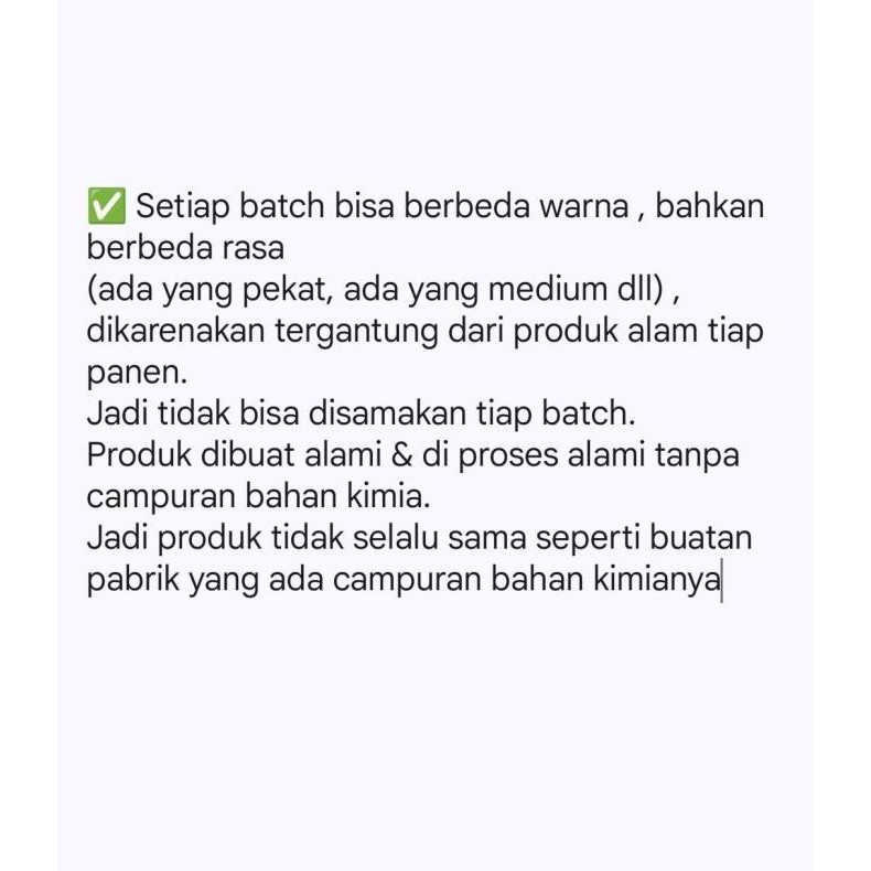 Jual 350ml Jus Bawang Putih Tunggal Jahe Merah Lemon Madu Hutan Cuka ...