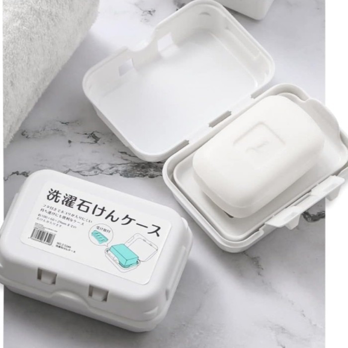 Jual TEMPAT SABUN KAMAR MANDI KOTAK SABUN TRAVEL SOAP BOX YAMADA JAPAN ...
