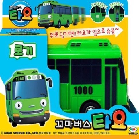 Jual Tayo The Little Bus 217004 Rogi Pullback Hijau - Mainan Anak ...