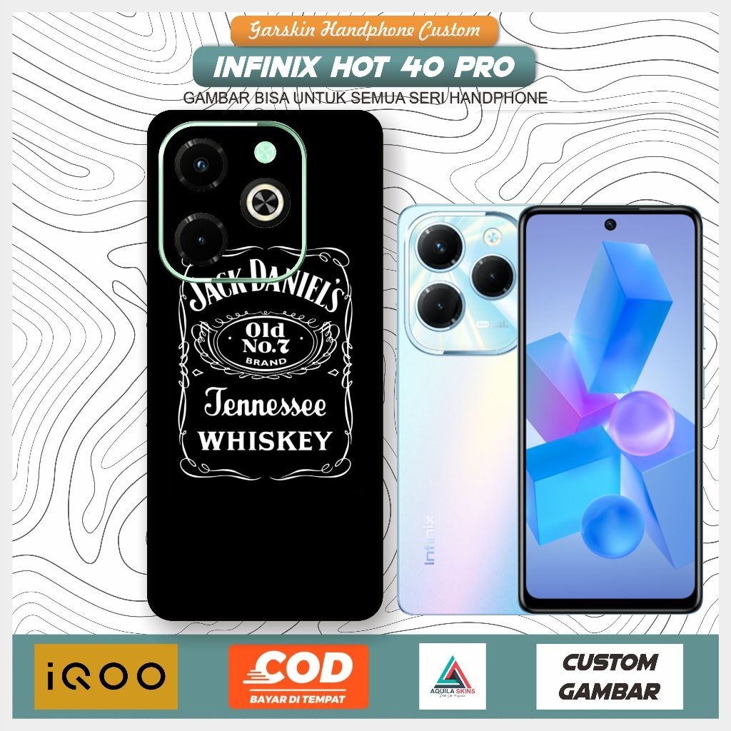 Jual INFINIX HOT 40 PRO Skin handphone Garskin HP custom gambar isi 2 ...