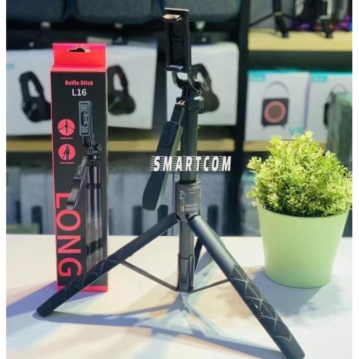 Jual Smartcom Tripod Tongsis L16 Bluetooth Hand Stabilizer Hp Gopro ...
