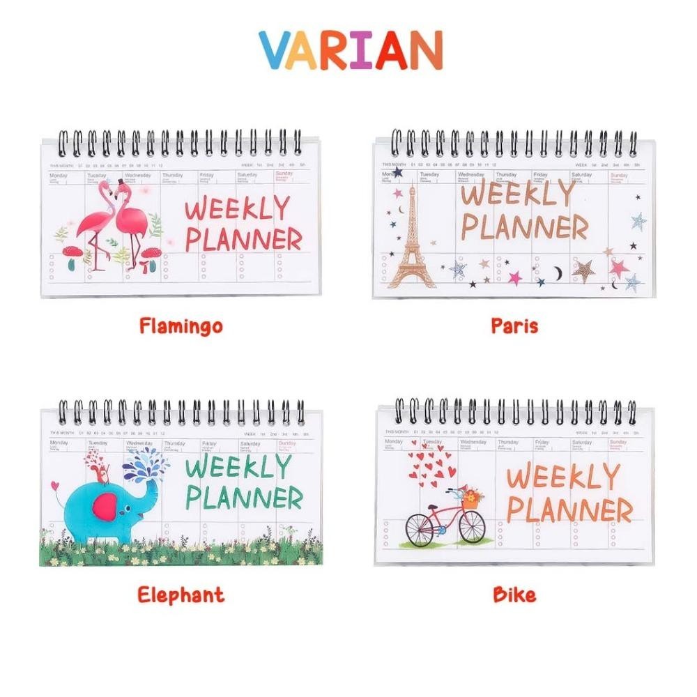 Jual KIDS LAND BUKU KALENDER WEEKLY PLANNER WEEKLY SCHEDULE NOTES MEMO ...