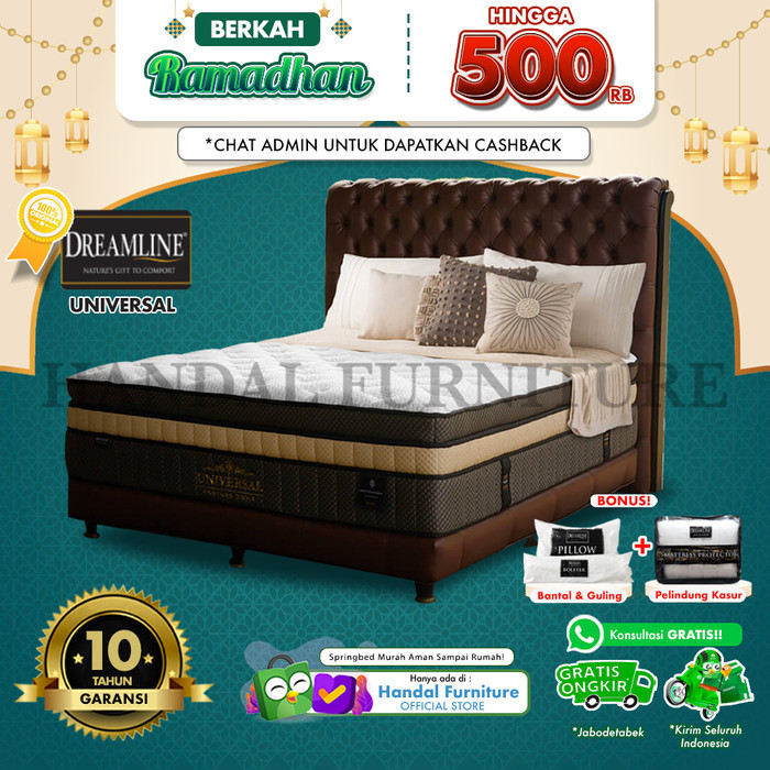 Jual Dreamline Set Kasur Spring Bed Universal 200 X 200 | Shopee Indonesia