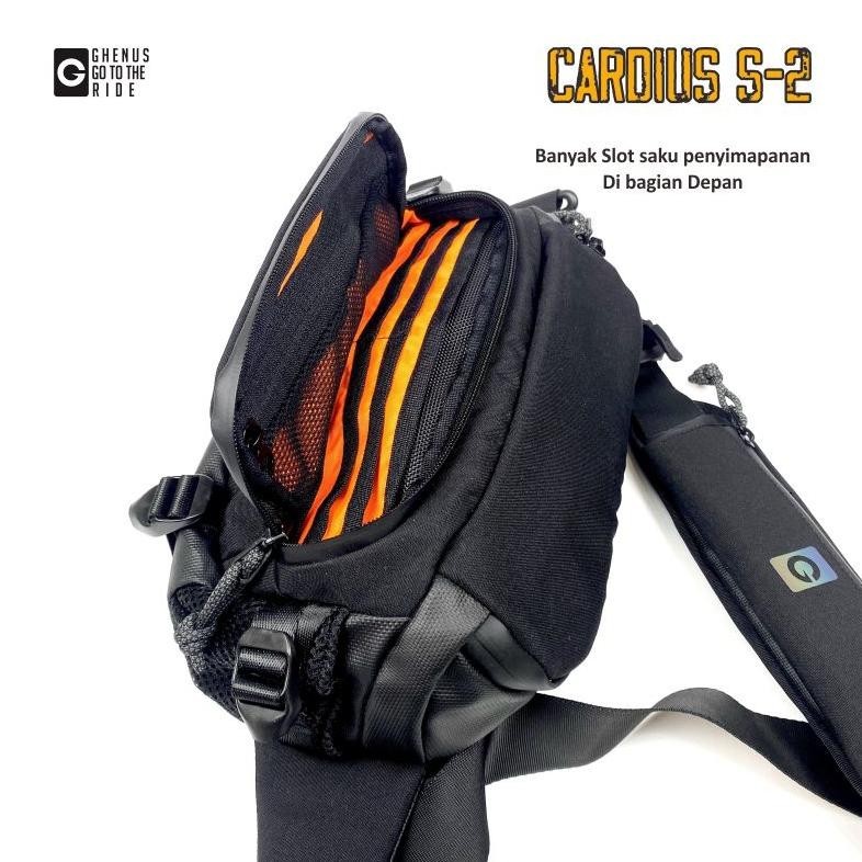Jual we-53 Tas waistbag pria slempang Ghenus Cardius Hemat | Shopee ...