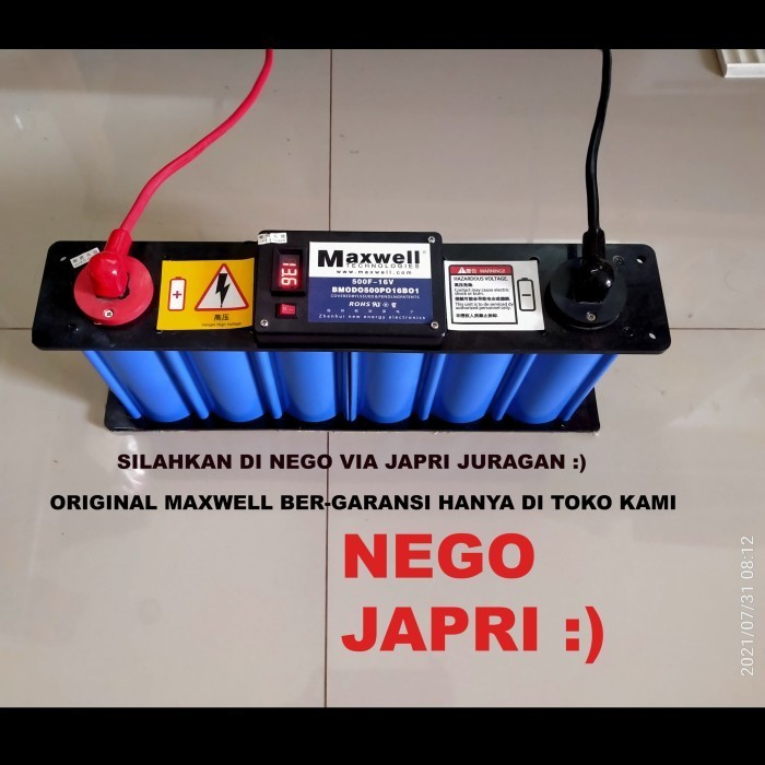 Jual ULTRA CAPACITOR SUPER KAPASITOR MAXWELL | Shopee Indonesia
