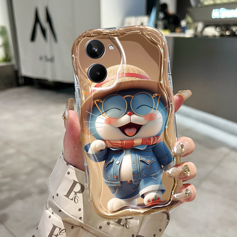 Jual Casing Hp Untuk Realme 10 Case Casing HP pola kucing biru lucu ...