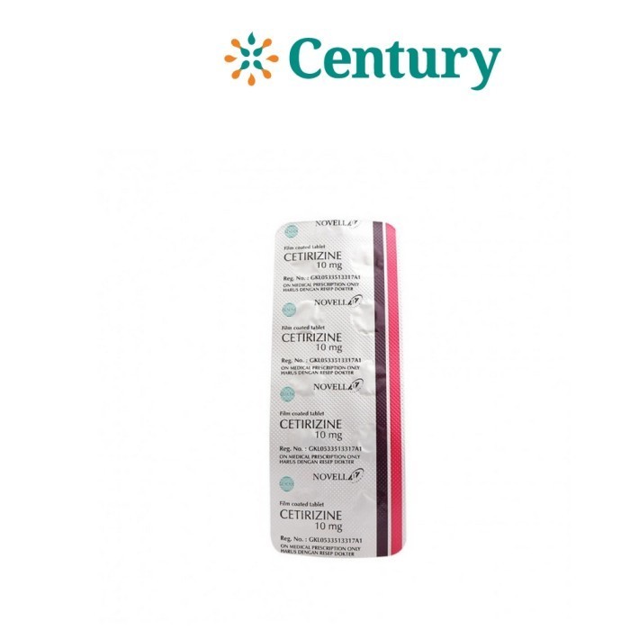 Jual CETIRIZINE 10MG TAB STRIP / ANTI ALERGI / GATAL | Shopee Indonesia