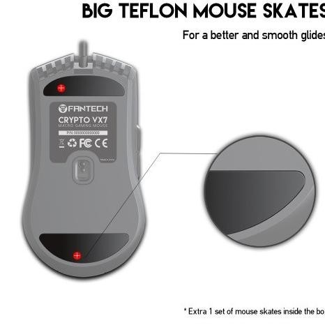 Jual ukd-23 Mouse Gaming Fantech CRYPTO VX7 Gaming Mouse Original ...