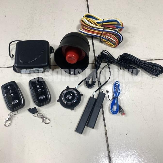 Jual Car Alarm Mobil Keyless Push Button Engine Start Stop Komplit ...
