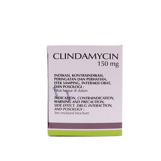 Jual CLINDAMYCIN 150 MG 1 STRIP 10 TABLET / ANTIBIOTIK / JERAWAT ...