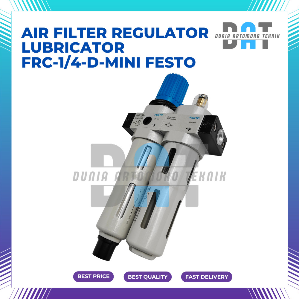 Jual FRC-1/4-D-MINI Pneumatic Air Filter Pressure Regulator Lubricator ...