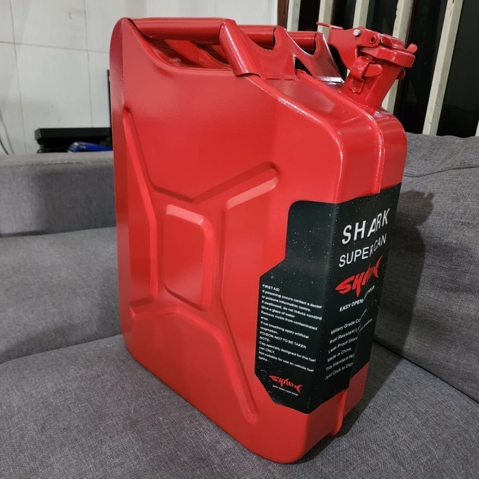 Jual JERIGEN SHARK BESI 20 LITER +CORONG | Shopee Indonesia