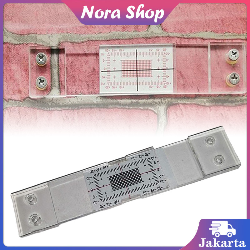 Jual Crack Gauge Polyester Alat Pengukur Keretakan Transparan Tembok ...