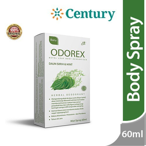 Jual Odorex Body Deodorizer Herbal 60ml | Shopee Indonesia