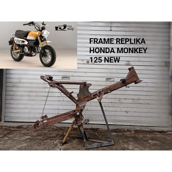 Jual Frame Rangka Honda Monkey New 125 Rangka Honda Monkey New 125 Set ...