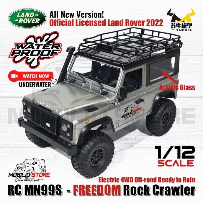 Jual RC MN99s Freedom 1:12 Rock Crawler 4x4 Waterproof Full Propo ...