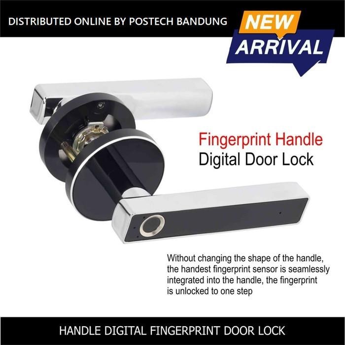 Jual SMART DOOR LOCK - FINGERPRINT / SIDIK JARI DOOR LOCK [SILVER ...