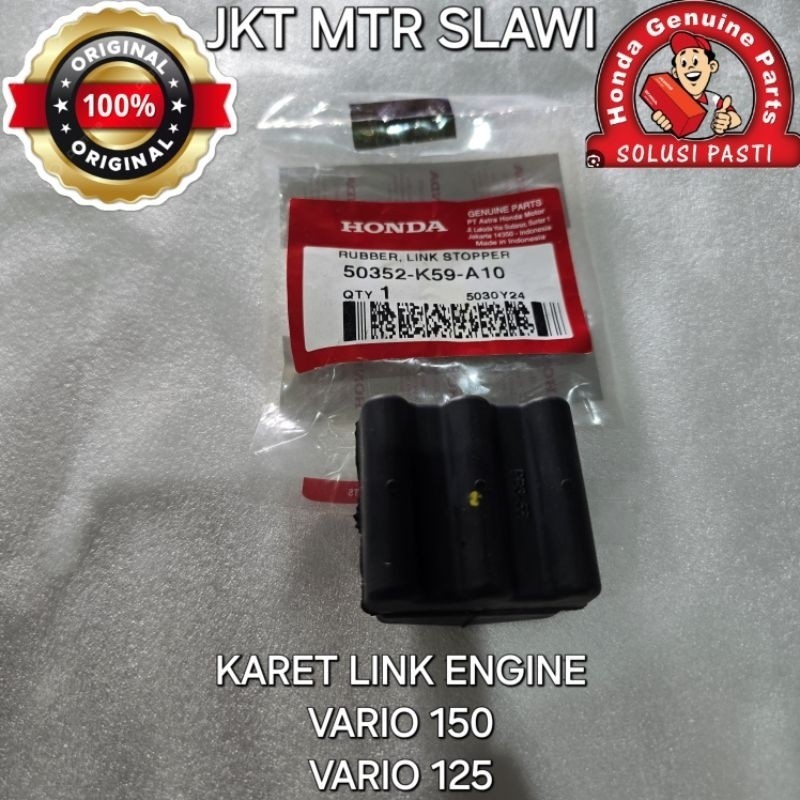 Jual 50352 k59 A10 rubber link stoper karet standar beat esp k81 scoopy ...