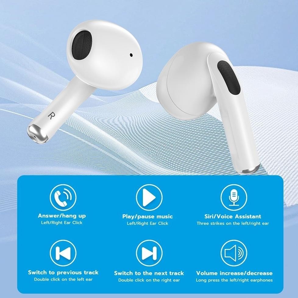 Jual Goojodoq J201 Earphone bluetooth TWS-A6 pro Earphone Nirkabel ...