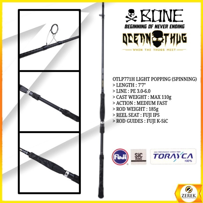 Jual JORAN BONE OCEANTHUG POPPING OTC78H-OTLP771H-OTS80/8 | LIGHT ...