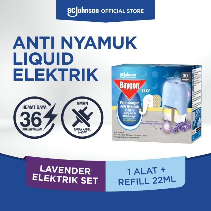 Jual Baygon Liquid Electrik Starter Lavender Refill Pack 22ml | Shopee ...